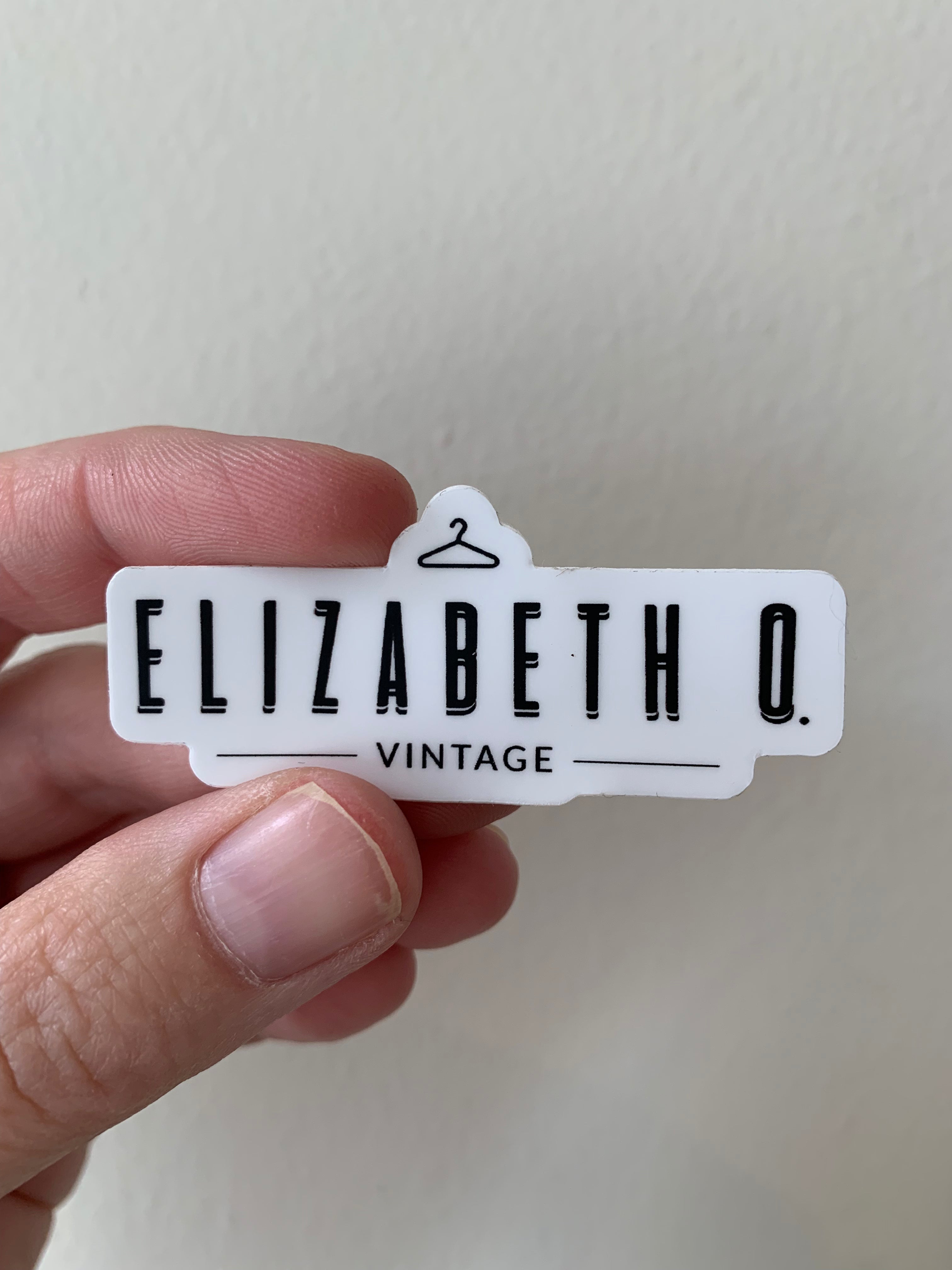 EOV Logo Stickers – elizabeth o. vintage
